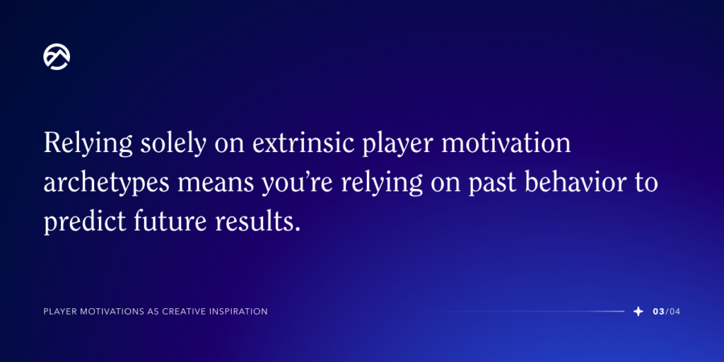 Player Motivations As Creative Inspiration