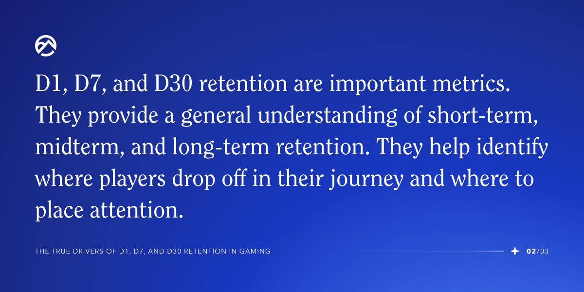 The True Drivers Of D1, D7, And D30 Retention In Gaming - Solsten